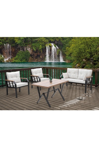 Tu Tienda 2+1+1+Masa Dekoratif Bahçe,balkon,mutfak Takımı Nrgz