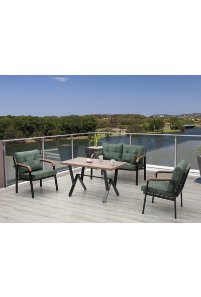 Tu Tienda 2+1+1+Masa Dekoratif Bahçe,balkon,mutfak Takımı Kntm