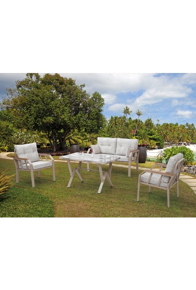 Tu Tienda 2+1+1+Masa Dekoratif Bahçe,balkon,mutfak Takımı Nrgz