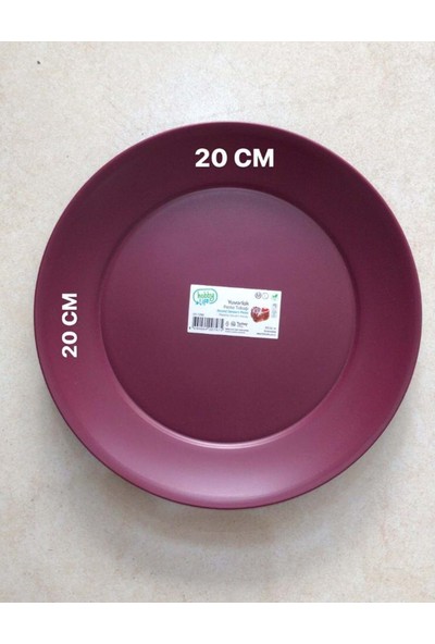 Hobby Life 2 Adet Plastik Yuvarlak Pasta Tabağı 20 cm 2 Li Mürdüm Hobby Life 2 Adet Plastik Yuvarlak Pasta Tabağı 20 cm 2 Li Mürdüm