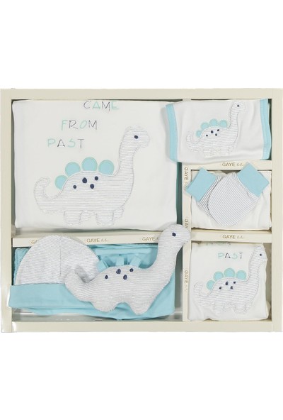 Gaye Unisex Came Dinazor 10 Parça Hastane Çıkışı Yeni Doğan Set Gaye Unisex Came Dinazor 10 Parça Hastane Çıkışı Yeni Doğan Set