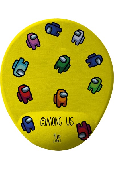 Flipped Among Us Bilek Destekli Mousepad