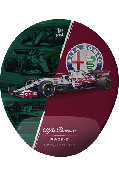 Flipped Alfa Romeo Bilek Destekli Mousepad