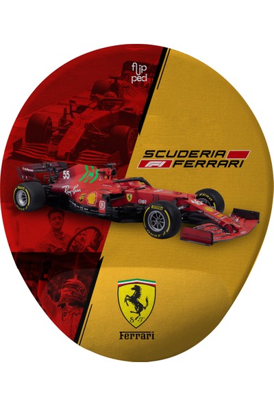 Flipped Ferrari Bilek Destekli Mousepad Flipped Ferrari Bilek Destekli Mousepad