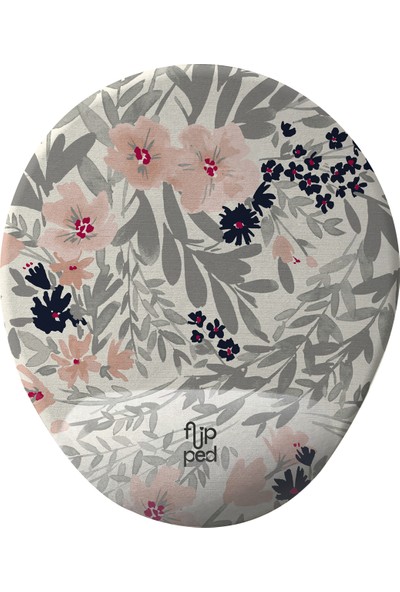 Flipped Gray Marbling Bilek Destekli Mousepad