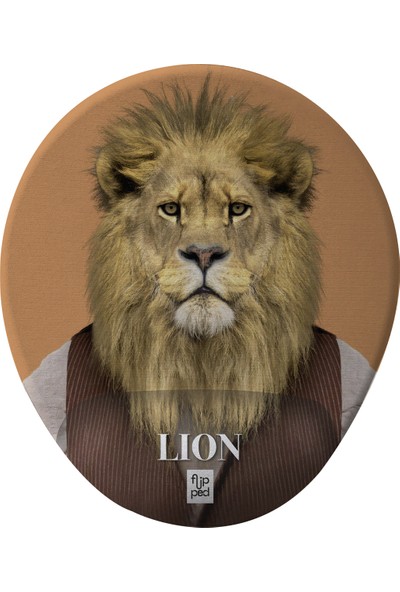 Flipped Lion Bilek Destekli Mousepad