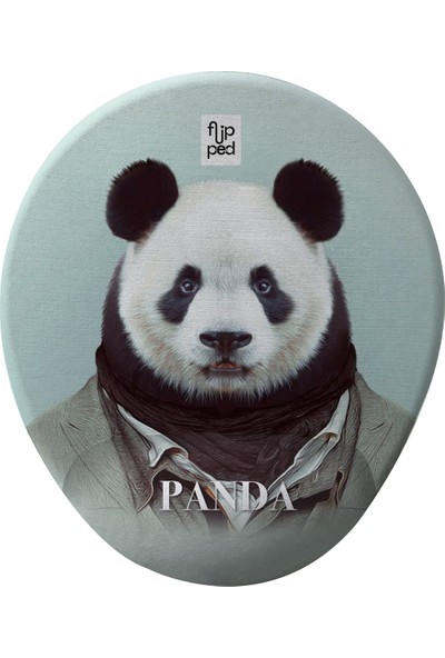 Flipped Panda Bilek Destekli Mousepad
