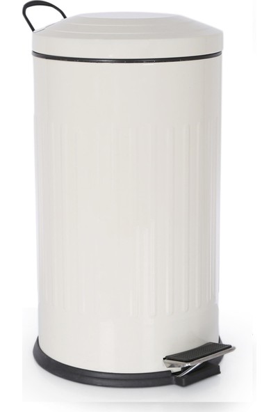 Foreca Vintage Çöp Kovası Çizgili Krem 16 Lt Foreca Vintage Çöp Kovası Çizgili Krem 16 Lt