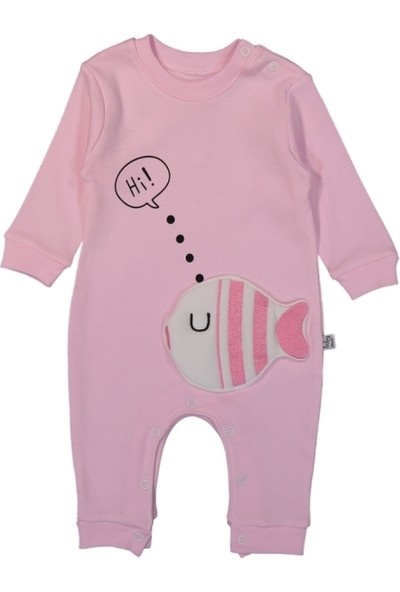 Baby Mii Babymi Balık Nakışlı Bebek Tulum