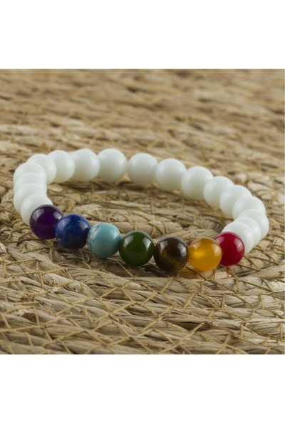 Rennway Marka: Rennway 7'li Doğaltaş Çakra Bileklik Kategori: Bijuteri Bileklik