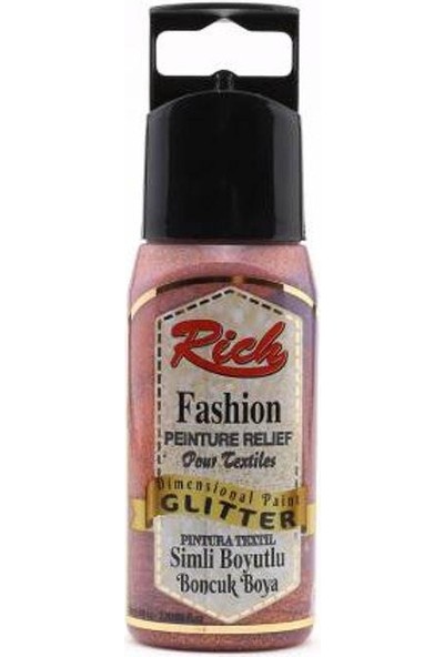 Rich 958 Boyutlu Boncuk Boya 60 ml Simli Bronz Rich 958 Boyutlu Boncuk Boya 60 ml Simli Bronz