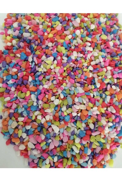 Renkli Çakıl 1 kg Ufak 05 x 08 mm