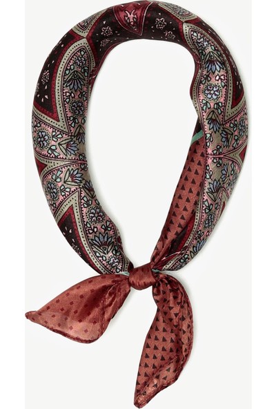 Yargıcı Çiçekli Fular