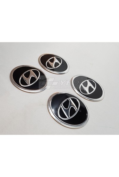 Duru Doruk Hyundai Jant Göbeği Siyah 4'lü Set 60 mm Duru Doruk Hyundai Jant Göbeği Siyah 4'lü Set 60 mm