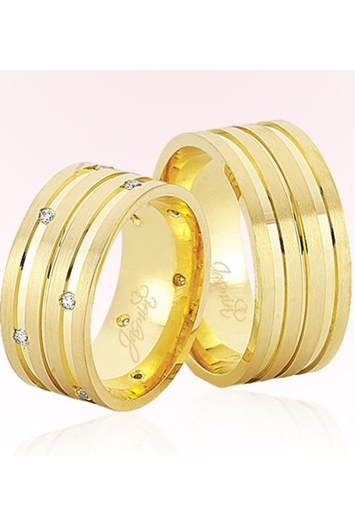 Harem Altın Sarı Şeritli Altın Alyans 4702 Harem Altın Sarı Şeritli Altın Alyans 4702