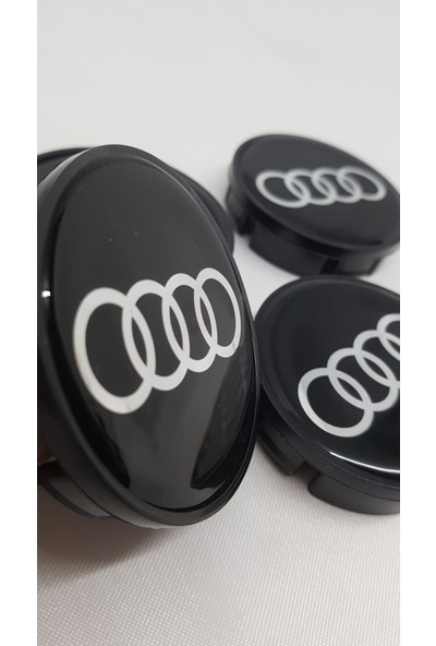 Yed Audi Jant Göbeği 69/65 mm 4'lü Set Siyah