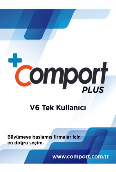 Comport Plus V6 Tek Kullanıcı Kolay Muhasebe Programı Comport Plus V6 Tek Kullanıcı Kolay Muhasebe Programı