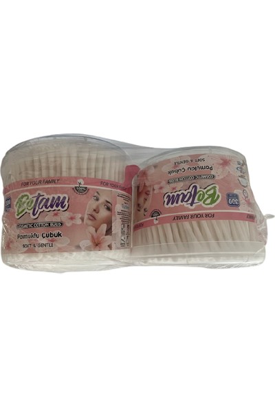 Betam Pamuklu Çubuk 300'LÜ 6 Paket
