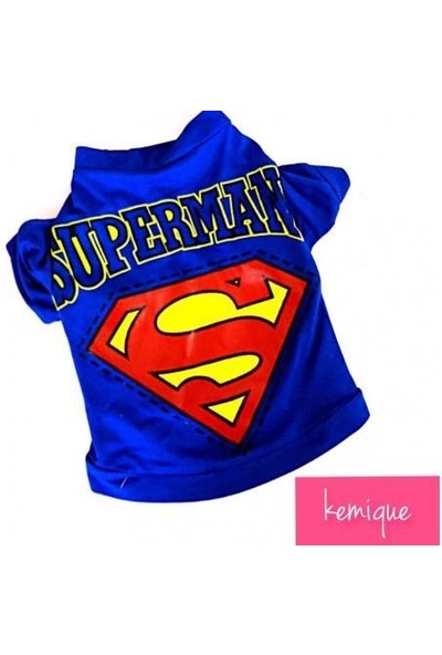 Kemique Superman Kedi Tişört M Kemique Superman Kedi Tişört M