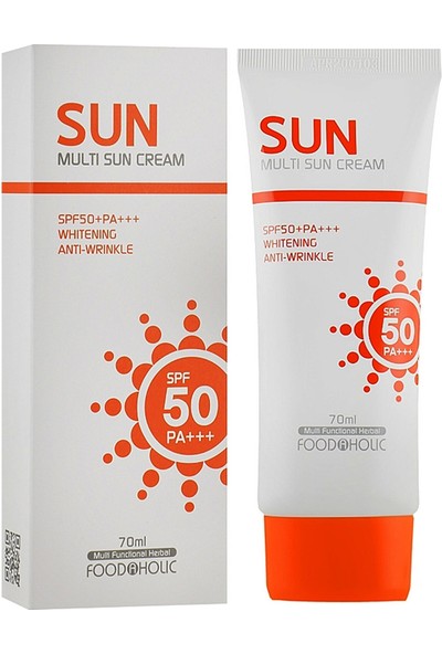 Foodaholic Sun Yapışkan His Bırakmayan Leke Karşıtı Spf 50+ Güneş Kremi Foodaholic Sun Yapışkan His Bırakmayan Leke Karşıtı Spf 50+ Güneş Kremi