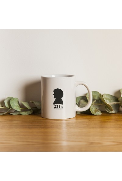 Kumsal Butik Sherlock 221B Baker Street Baskılı Kupa Bardak