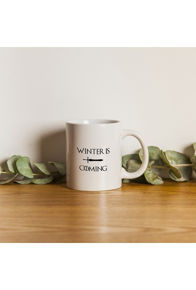 Kumsal Butik Winter Is Coming Baskılı Kupa Bardak Kumsal Butik Winter Is Coming Baskılı Kupa Bardak