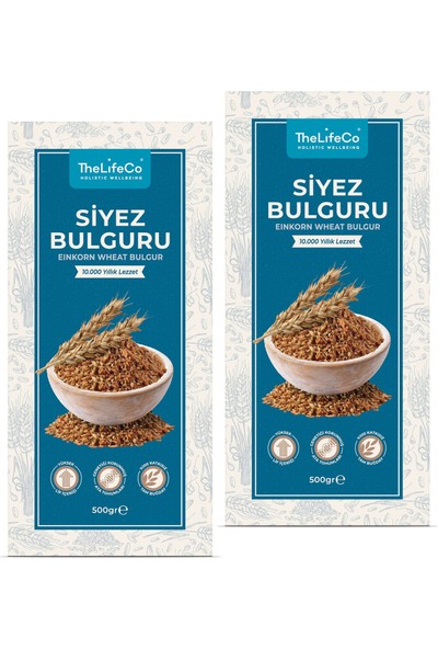 TheLifeCo Siyez Bulguru 2 x 500 gr Ekonomik Paket