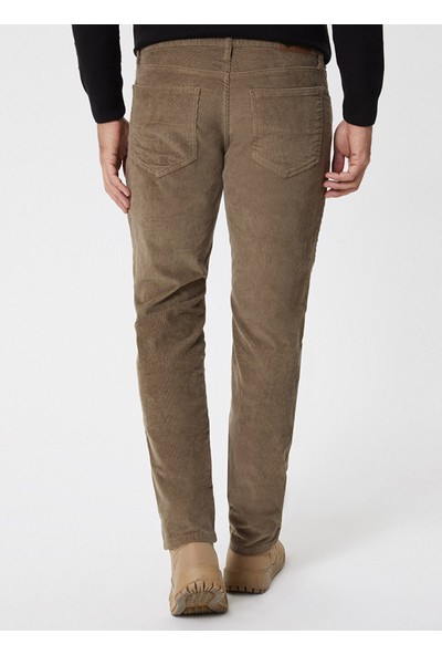 Lee Cooper 221 Lcm 221005 Ricky Nd 1 Yüksek Bel Regular Straight Düz Bej Erkek Chino Pantolon