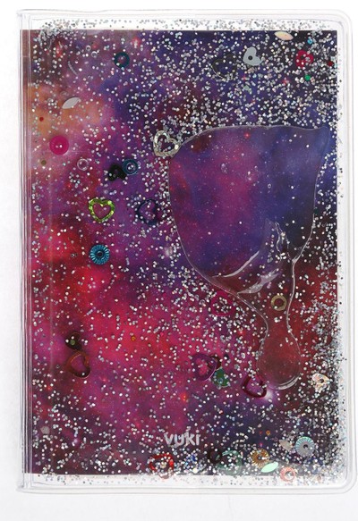Vuki Not Defteri Boyutunda Galaxy Desen Simli ve Sulu Kapaklı Rengarenk Sayfalı Mini Defter Vuki Not Defteri Boyutunda Galaxy Desen Simli ve Sulu Kapaklı Rengarenk Sayfalı Mini Defter