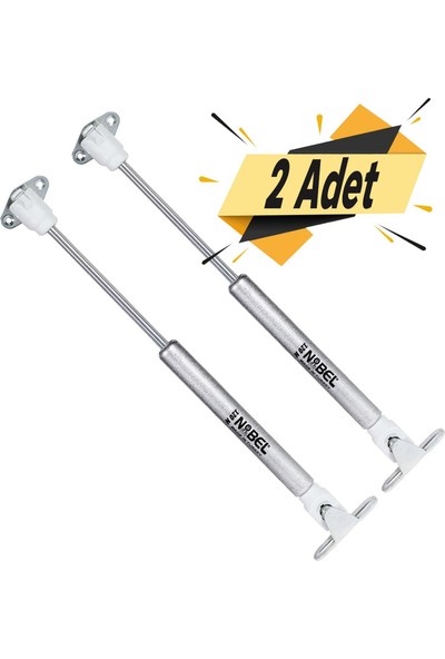 BADEM10 Dolap Amortisörü Gazlı Piston Kapak Hidroliği (27 cm 120N) 2 Adet BADEM10 Dolap Amortisörü Gazlı Piston Kapak Hidroliği (27 cm 120N) 2 Adet