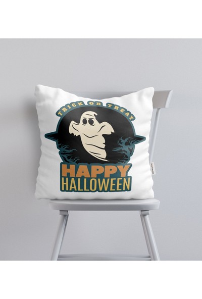 Bk Gift Happy Halloween Tasarımlı Yastık-7
