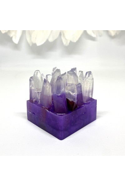 Natuur Collection 1881 Ametist No:3 Naturel Kesim 1'li Incir & Yağmur Ormanı Kokulu El Yapımı Lüks Dekoratif Sabun