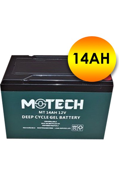 Motech 14 AH Amper 12 V Jel Akü Motech 14 AH Amper 12 V Jel Akü