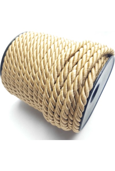 Be Beauty Açık Kahve 8 mm Kalın Kordon Ip 5 mt Si