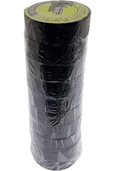 Siyah Izole Bant Elektrikçi Bandı 10'lu 1 Paket Siyah Izole Bant Elektrikçi Bandı 10'lu 1 Paket