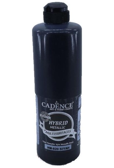 Cadence Hybrid Multisurface Metalik Boya 500 Ml. HM-820 Siyah Cadence Hybrid Multisurface Metalik Boya 500 Ml. HM-820 Siyah