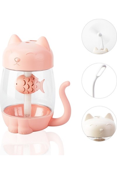 3c Store 3 In 1 350 ml USB Kedi Hava Nemlendirici (Yurt Dışından)