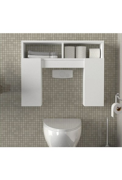 Z Ofis Klozet Üstü Asma Dolap