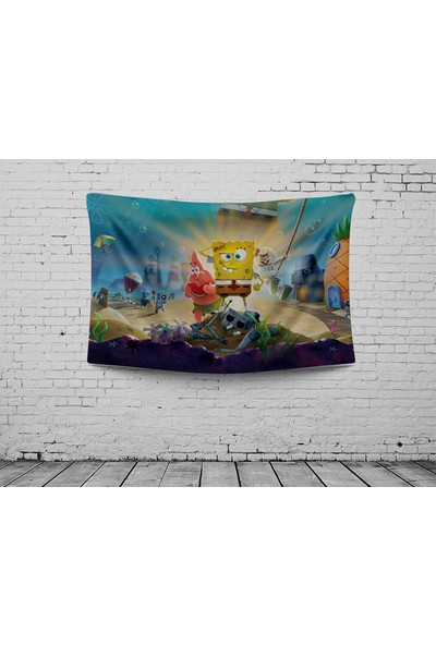 Loryen Kadife Duvar Örtüsü Sünger Bob