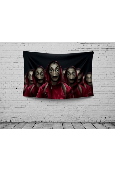 Loryen Kadife Duvar Örtüsü La Casa De Papel