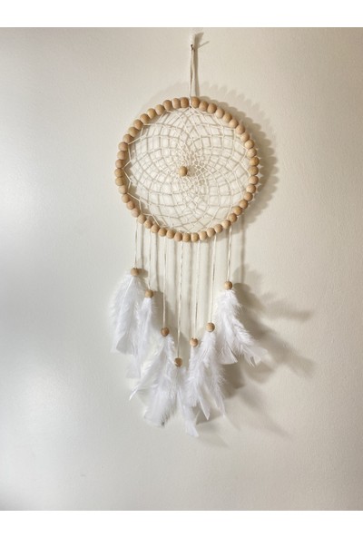 Masal Örgü Evi Rüyanı Kapanı Makrome Duvar Süsü Dream Catcher %100 El Işi