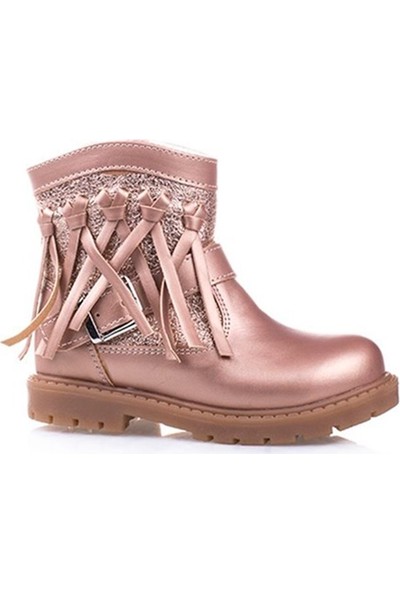 Vicco 22-25 Kız Çocuk Püsküllü Bronz Bot