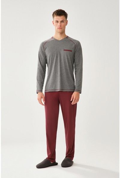 Dagi Antrasit Melanj Pijama Takımı