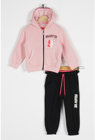 Zepkids Kız Çocuk Follow Me Baskılı Eşofman Takımı 3-7 Yaş Zepkids Kız Çocuk Follow Me Baskılı Eşofman Takımı 3-7 Yaş