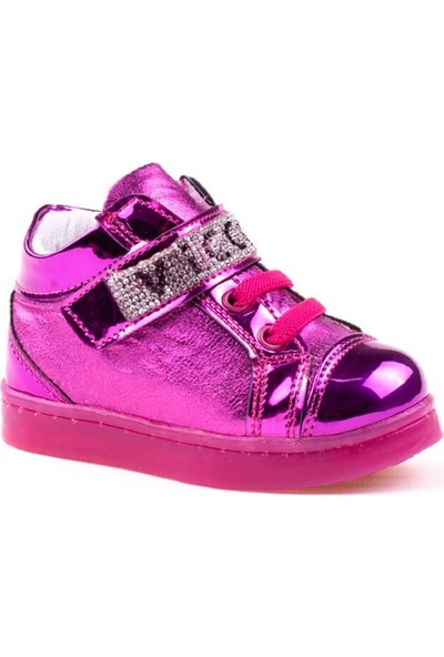 Vicco Disco 22-25 Kız Çocuk Işıklı Taban Fuşya Spor Bot