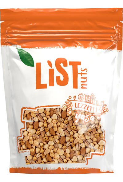 List Nuts Kavrulmuş Karışık Kuruyemiş 1 kg List Nuts Kavrulmuş Karışık Kuruyemiş 1 kg