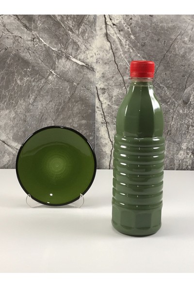 Çini Seramik Boyaları Hazır Çini Seramik Boyası 500 cc Krom Yeşil