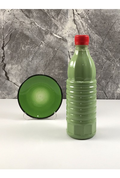 Çini Seramik Boyaları Hazır Çini Seramik Boyası 500 cc Çimen Yeşil