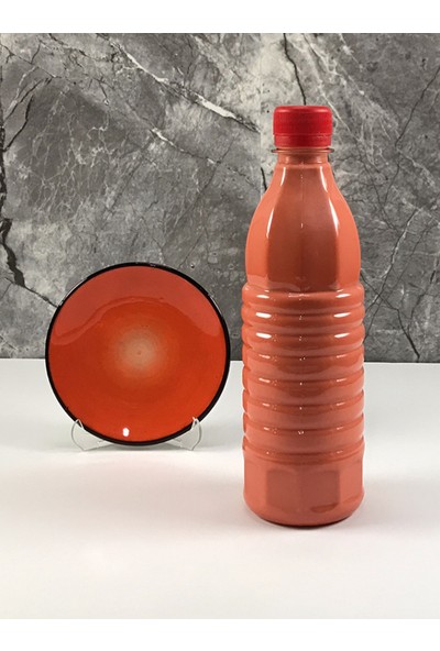 Çini Seramik Boyaları Hazır Çini Seramik Boyası 500 cc Oranj