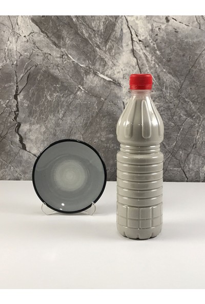 Çini Seramik Boyaları Hazır Çini Seramik Boyası 500 cc Gri